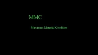 Material conditions - The Universal Machinist